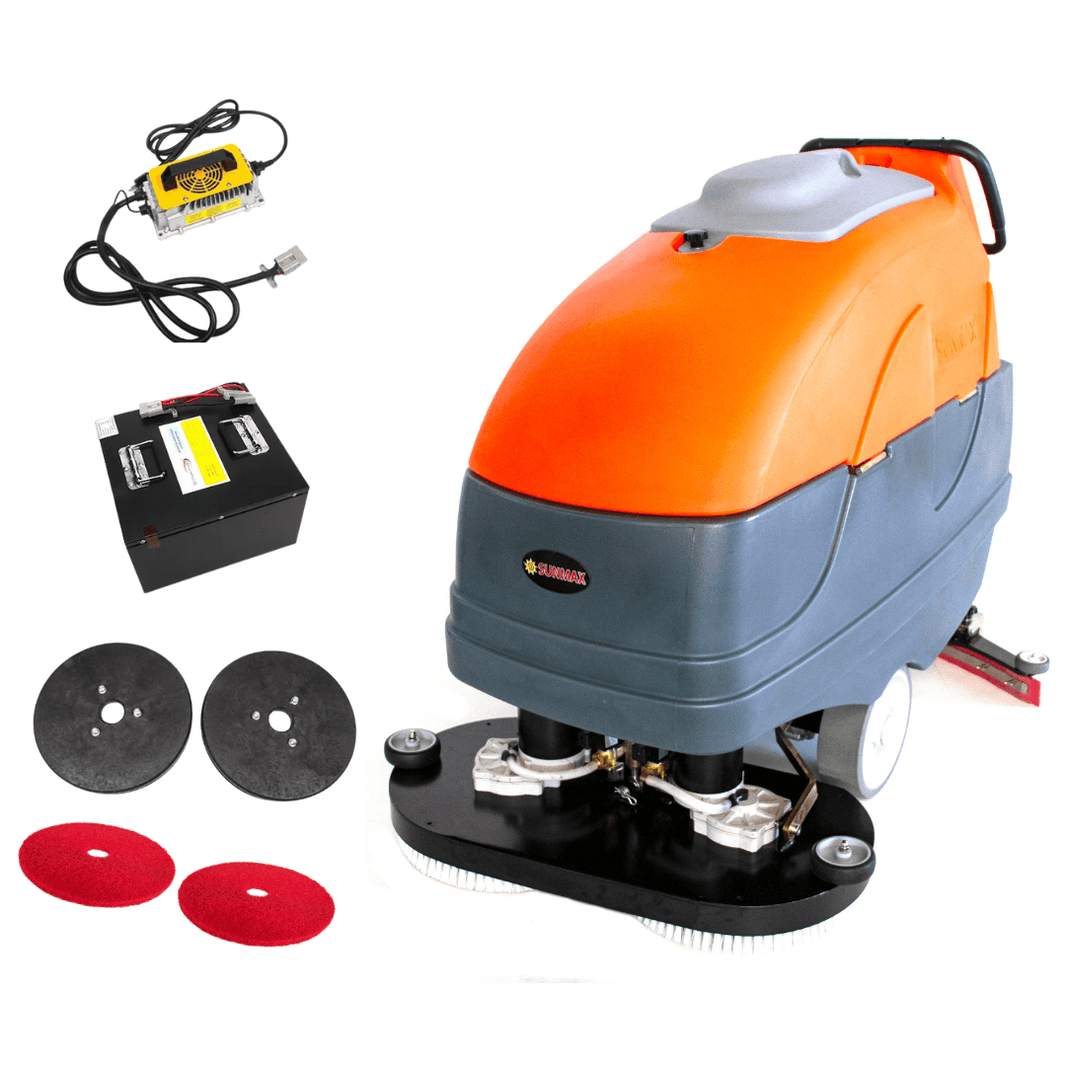 Heavy-Duty Walk-Behind Scrubbers – SUNMAX