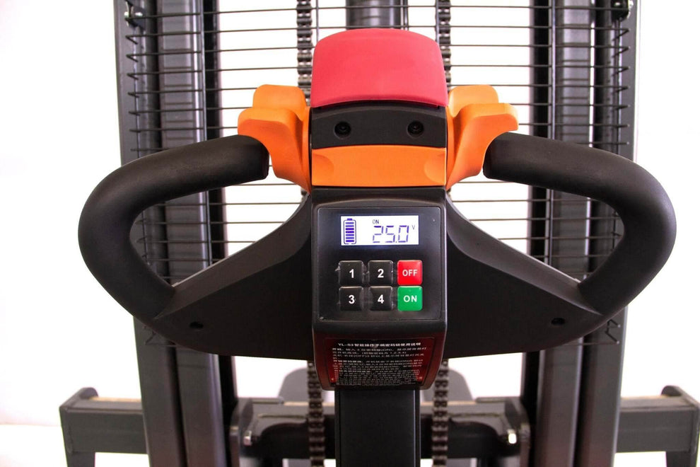 PS3300FE-3M Electric Pallet Stacker, 3300 lbs Capacity – SUNMAX